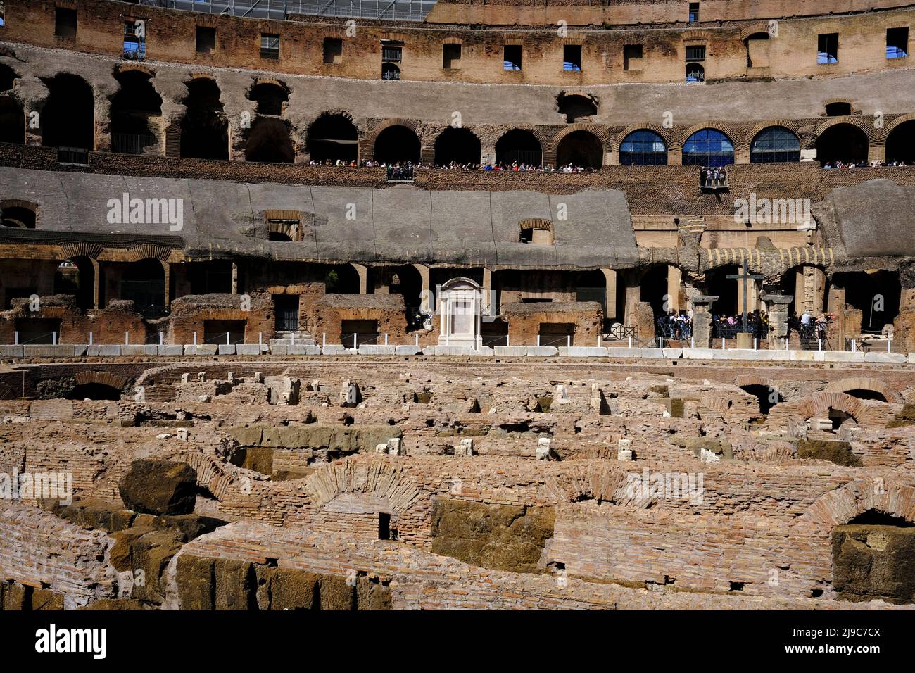 Inside the Roman Colosseum in Rome, Italy Stock Photo - Alamy