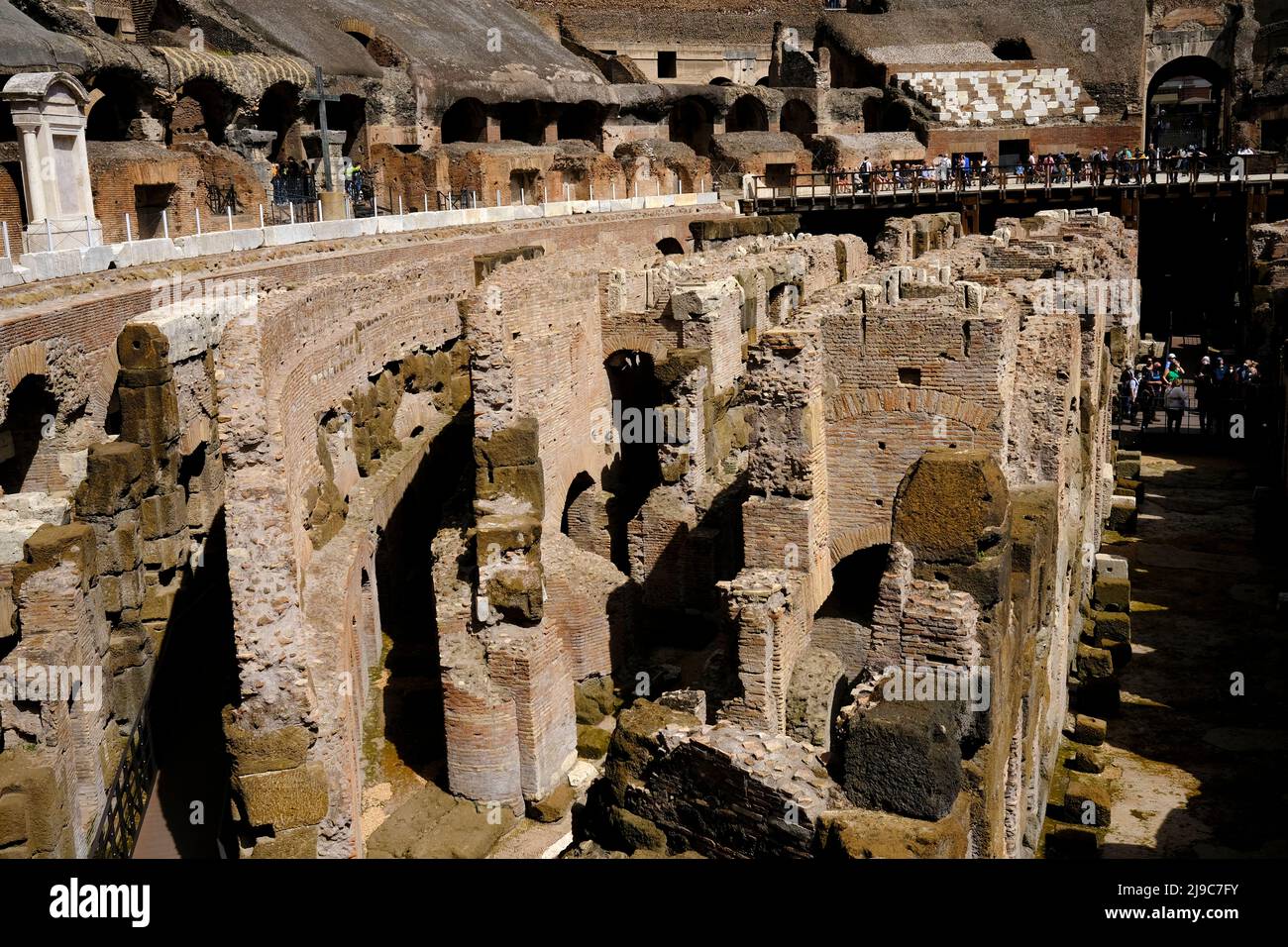 Inside roman colosseum in hi-res stock photography and images - Alamy