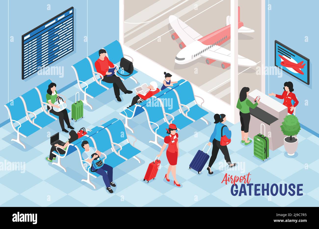 Airport security images Stock Vector Images - Alamy