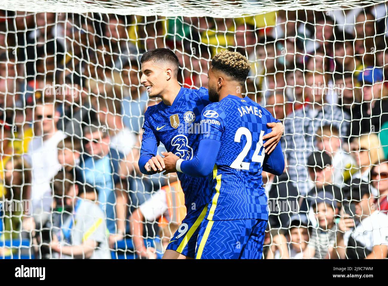 Kai havertz chelsea 2022 celebrating hi-res stock photography and ...