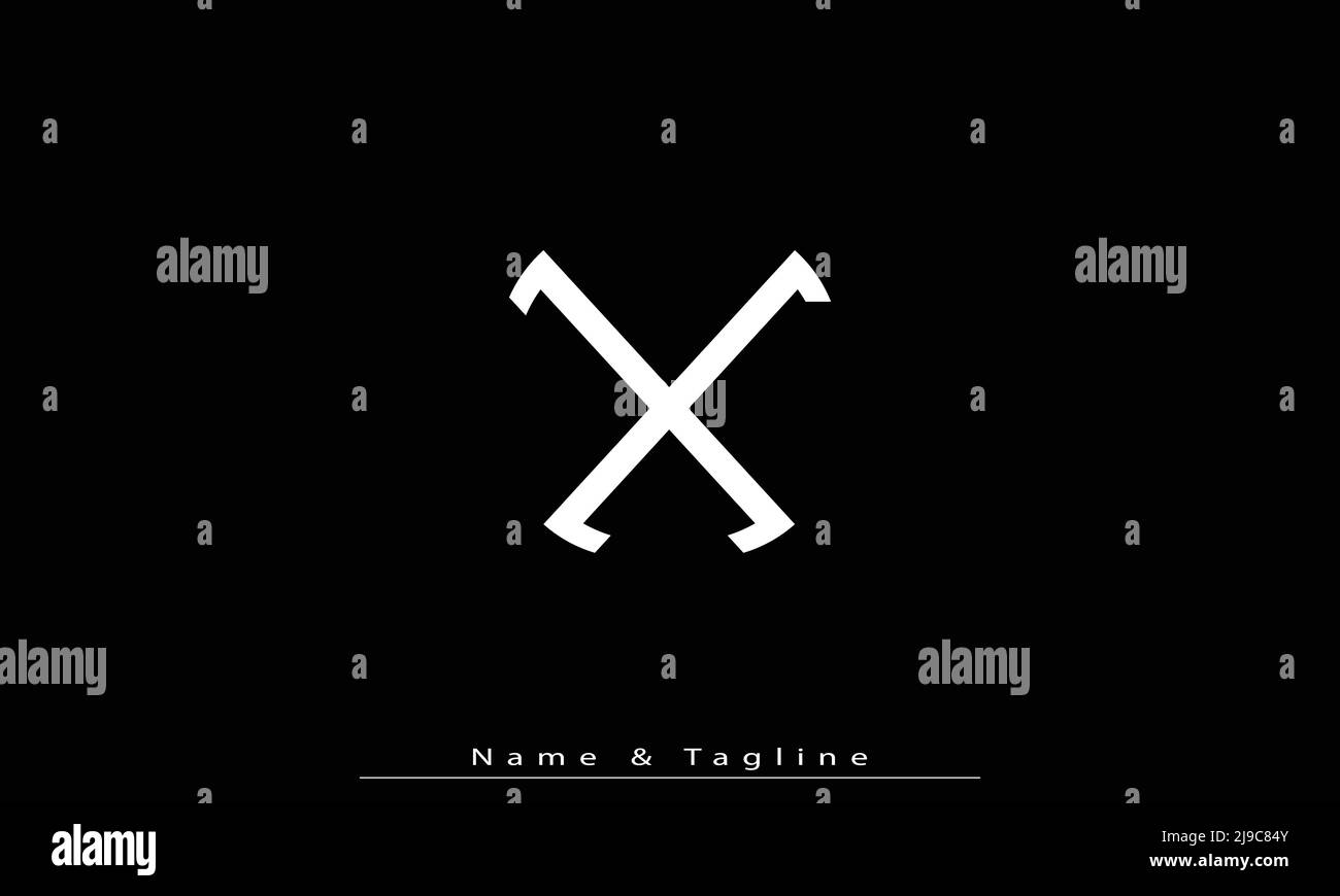 Alphabet letters Initials Monogram logo X Stock Vector Image & Art - Alamy