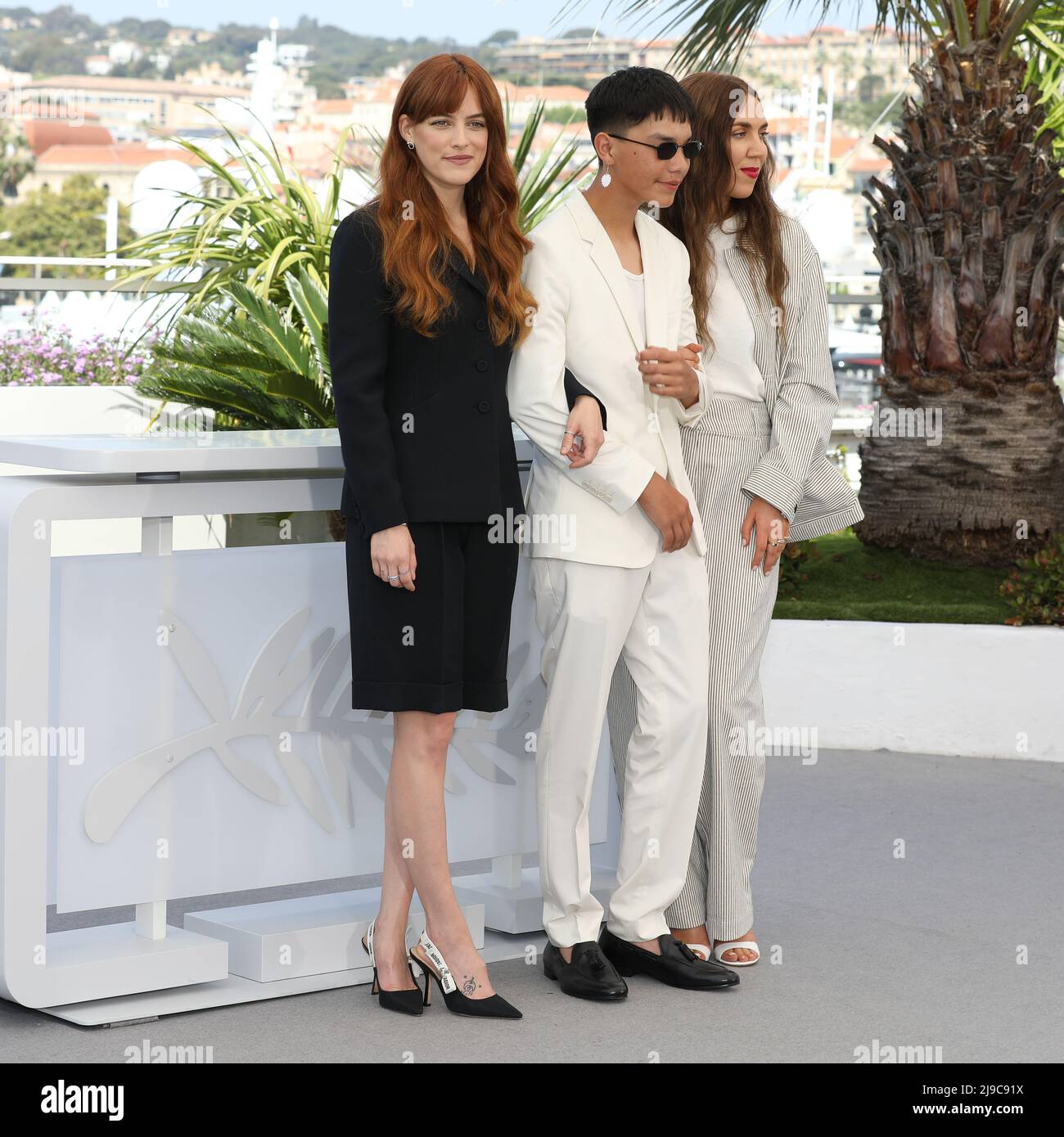 May 21, 2022, Cannes, Cote d'Azur, France: RILEY KEOUGH, LADAINIAN ...