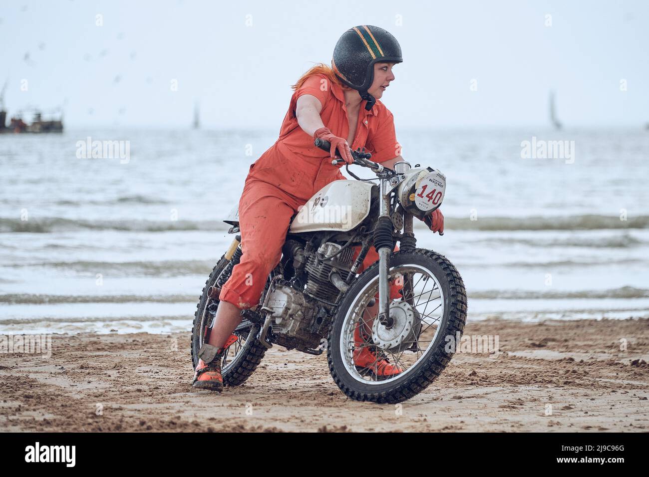Margate, Kent, UK. 21st May, 2022. Motorbike rider during The Mile ...