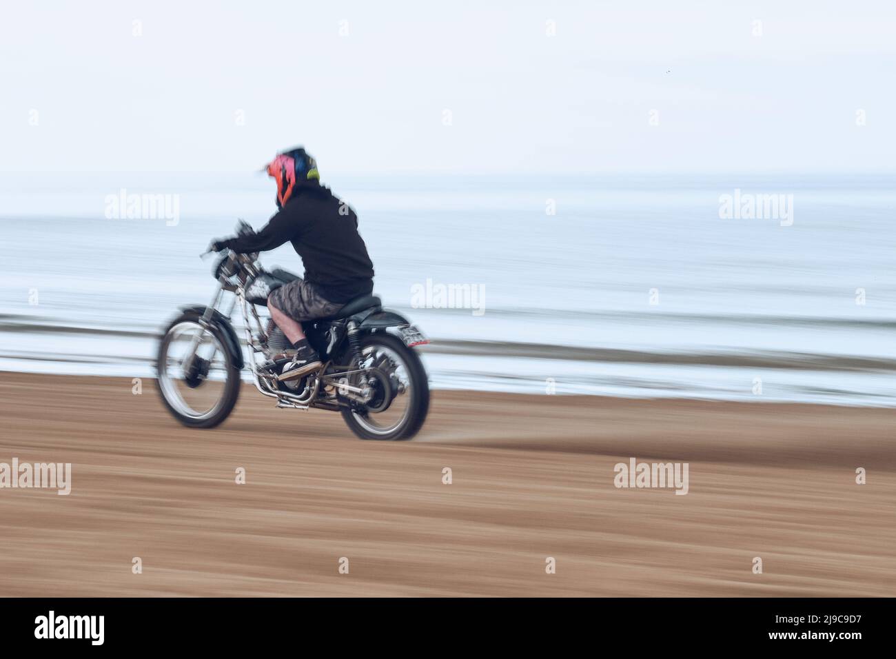 Margate, Kent, UK. 21st May, 2022. Motorbike rider during The Mile ...