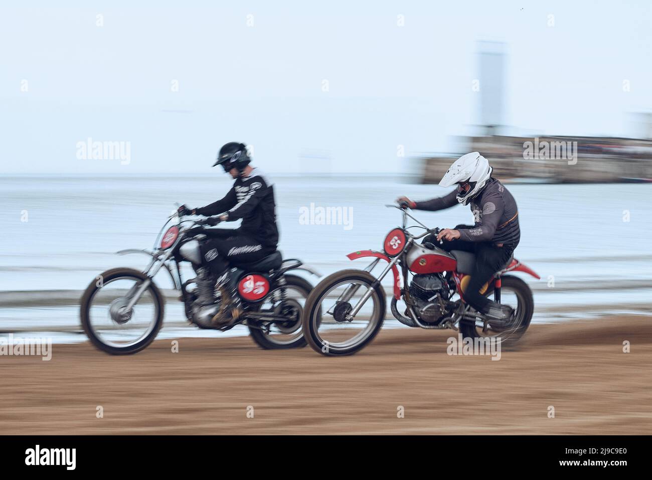 Margate, Kent, UK. 21st May, 2022. Motorbike rider during The Mile ...