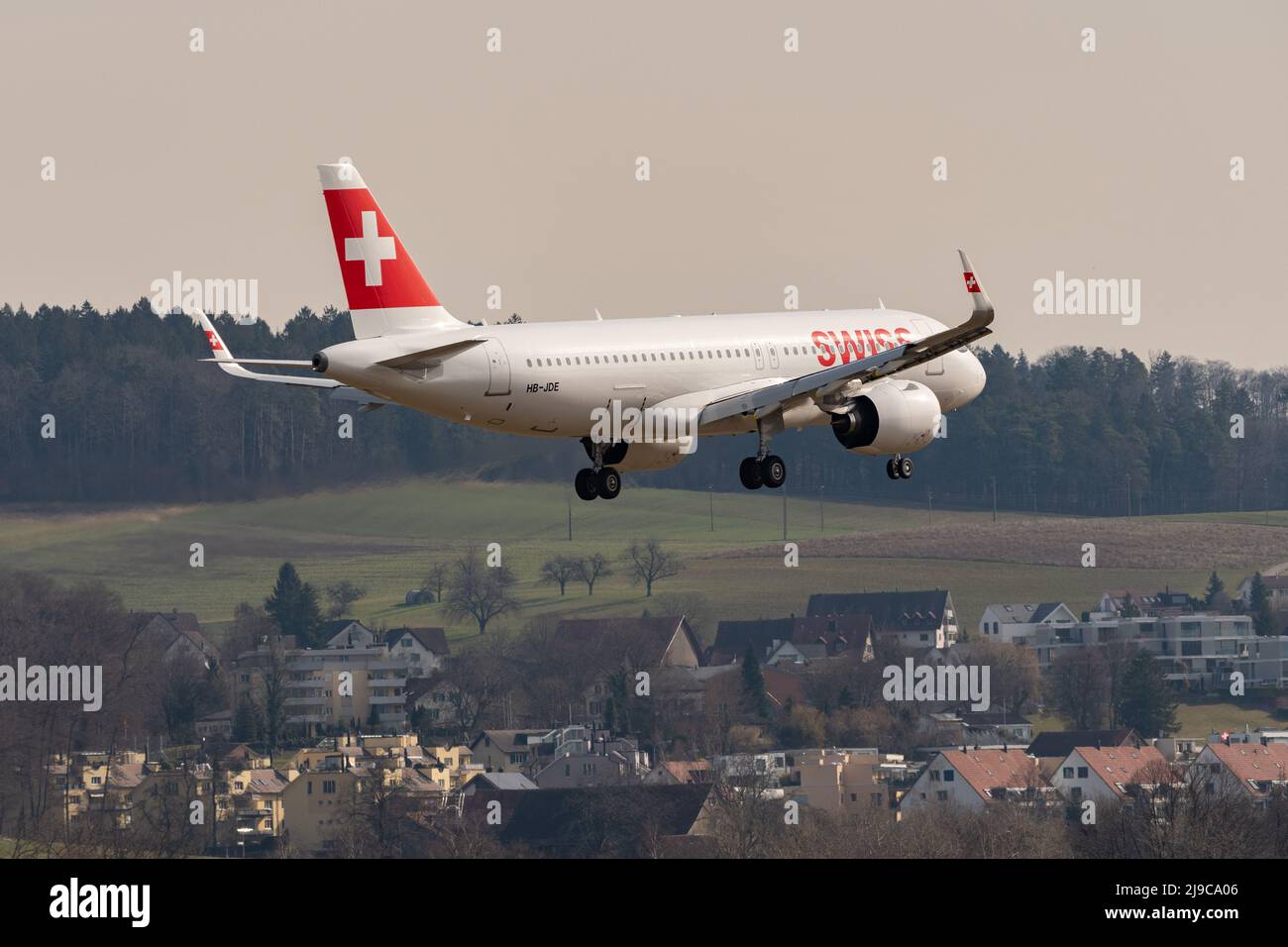 Zurich, Switzerland, February 24, 2022 Swiss International Airlines ...