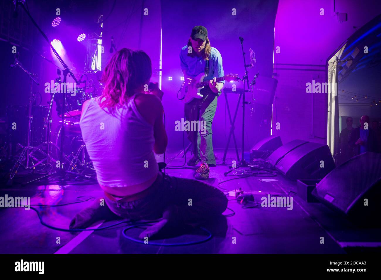 Edinburgh, Scotland. Sat 21 May 2022. Tiberius B performs live at ...