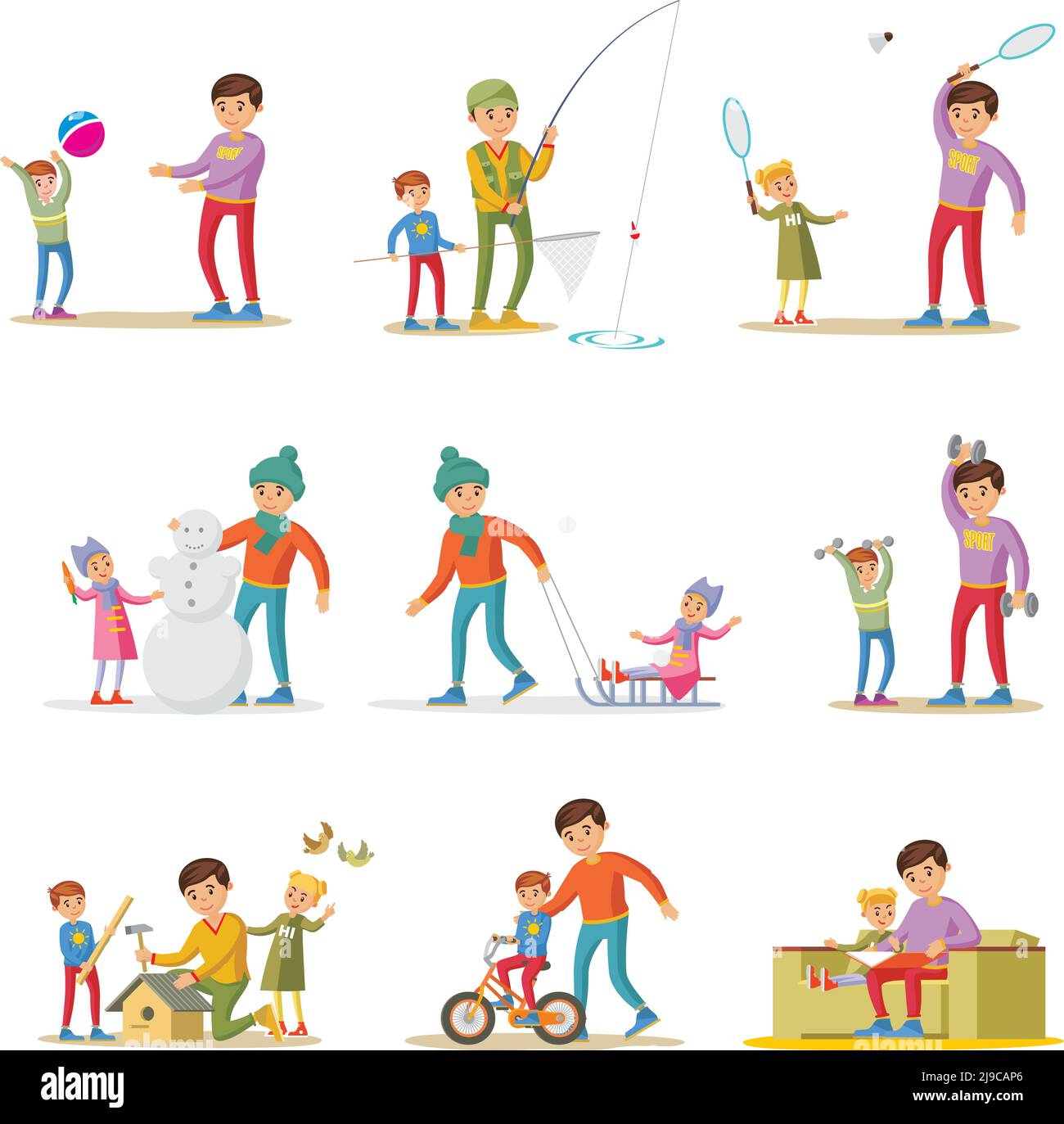 Bicycle fishing Cut Out Stock Images & Pictures - Alamy