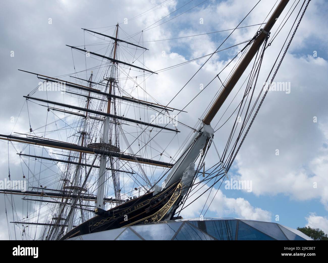 Famous cutty sark ship in Greenwich ,london Stock Photo - Alamy