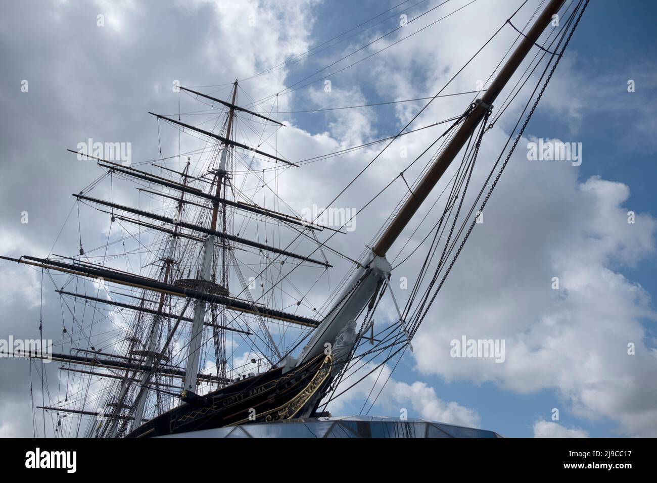 Famous cutty sark ship in Greenwich ,london Stock Photo - Alamy