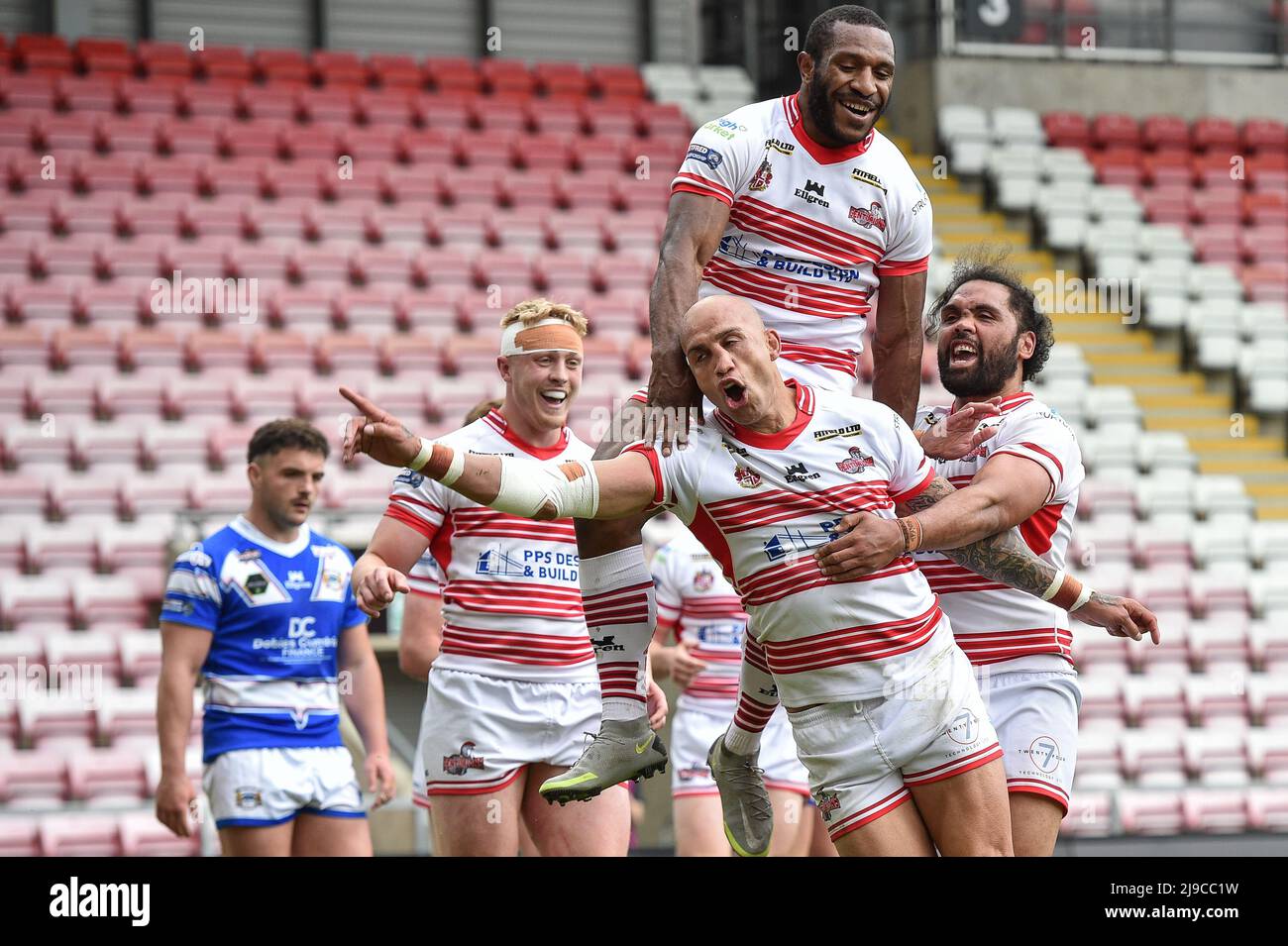 Leigh, England - 22nd May 2022 - Blake Ferguson of Leigh Centurions ...