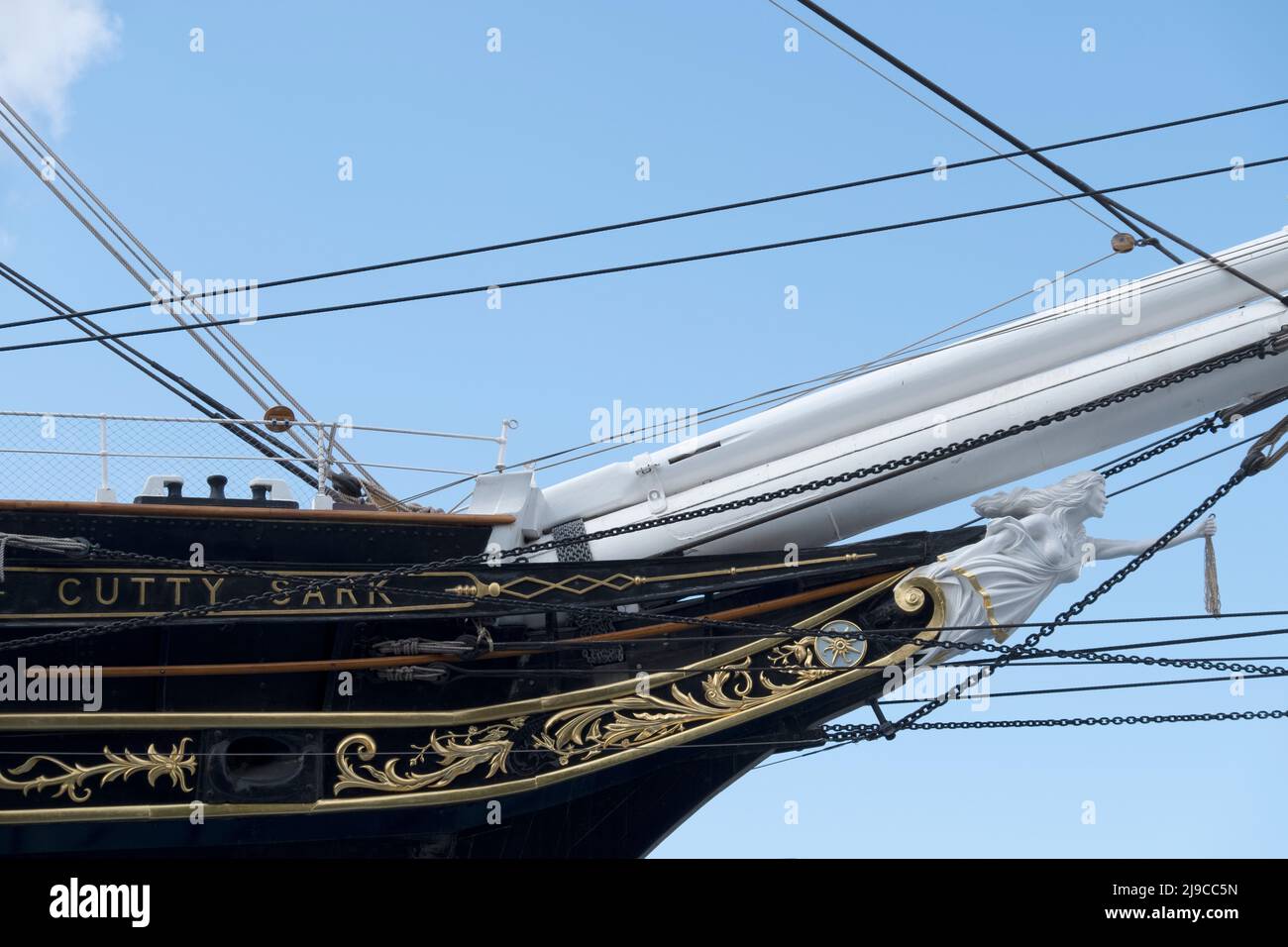 Famous cutty sark ship in Greenwich ,london Stock Photo - Alamy