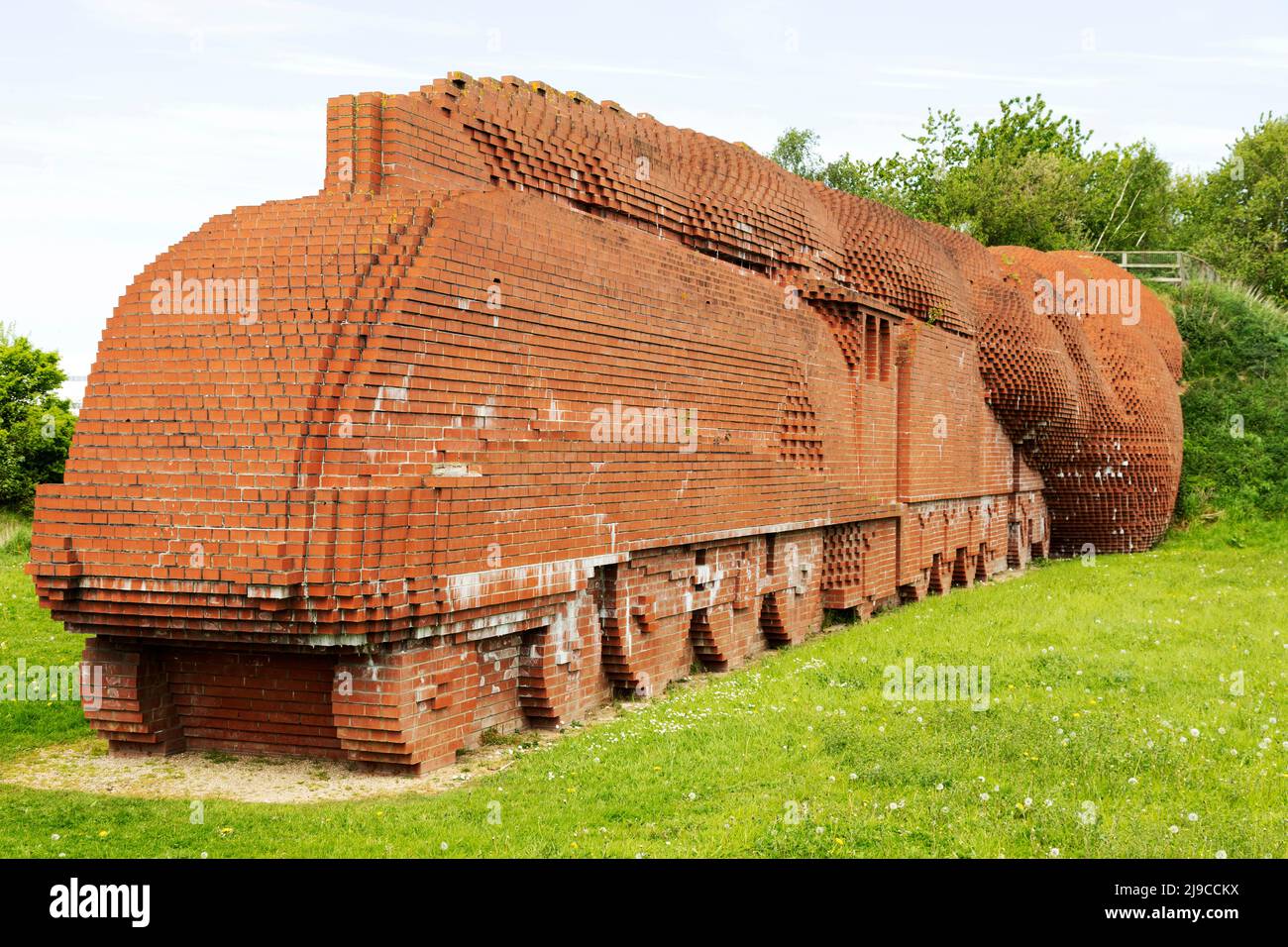 Darlington Brick Train in Darlington, County Durham, England. The ...