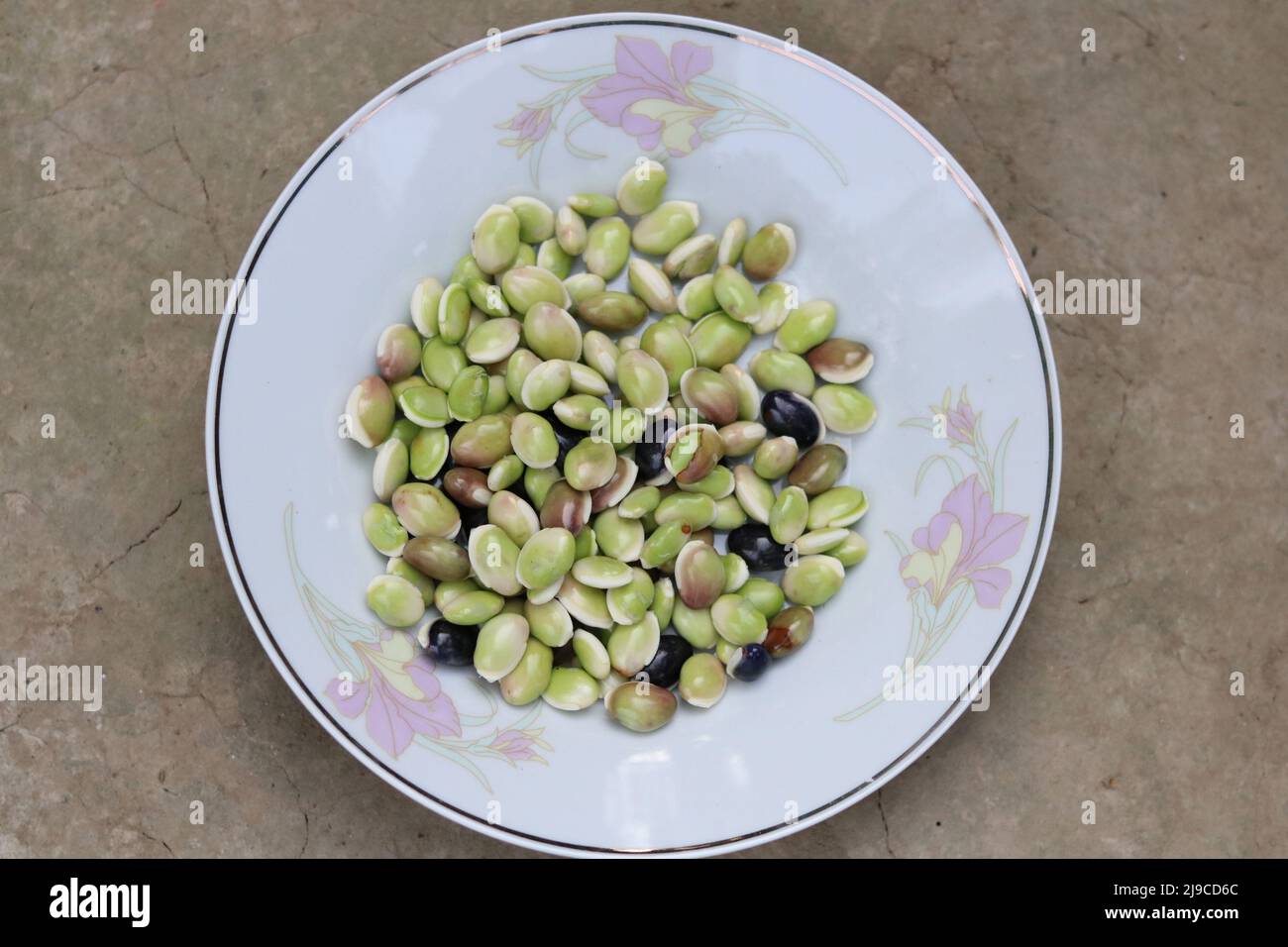 Fresh and healthy lima beans vegetables isolated, Beautiful fresh green ...
