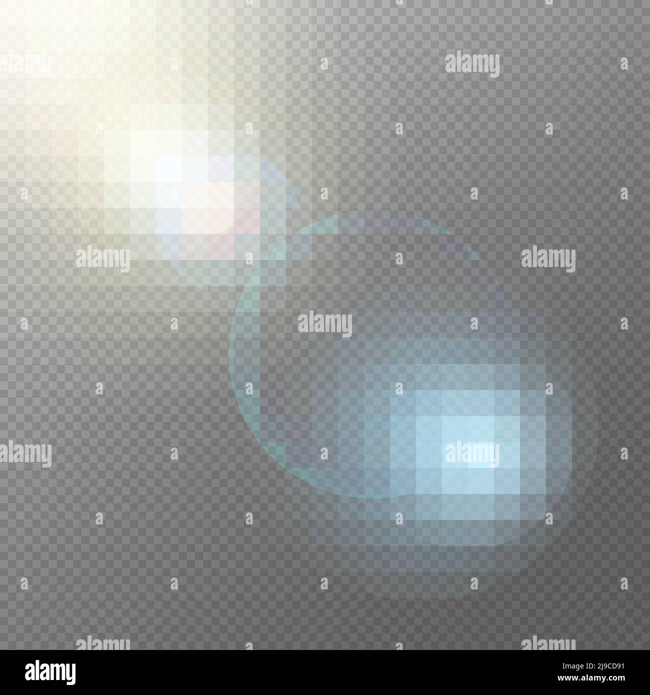 Realistic light elements concept with glowing shining sparkling effects ...