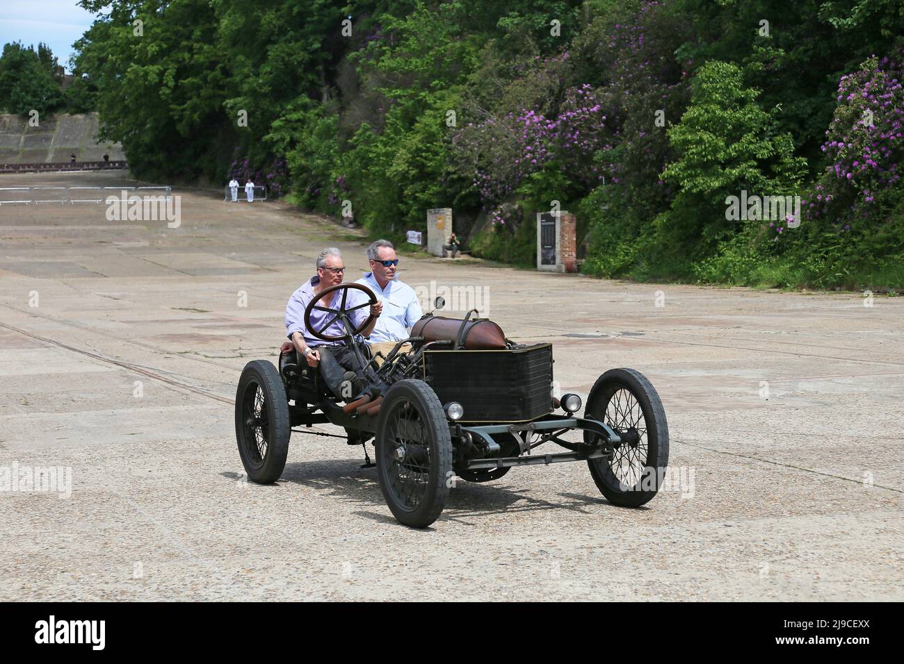 Darracq 200hp V8 (1905), Centenary of Speed, 17 May 2022, Brooklands ...