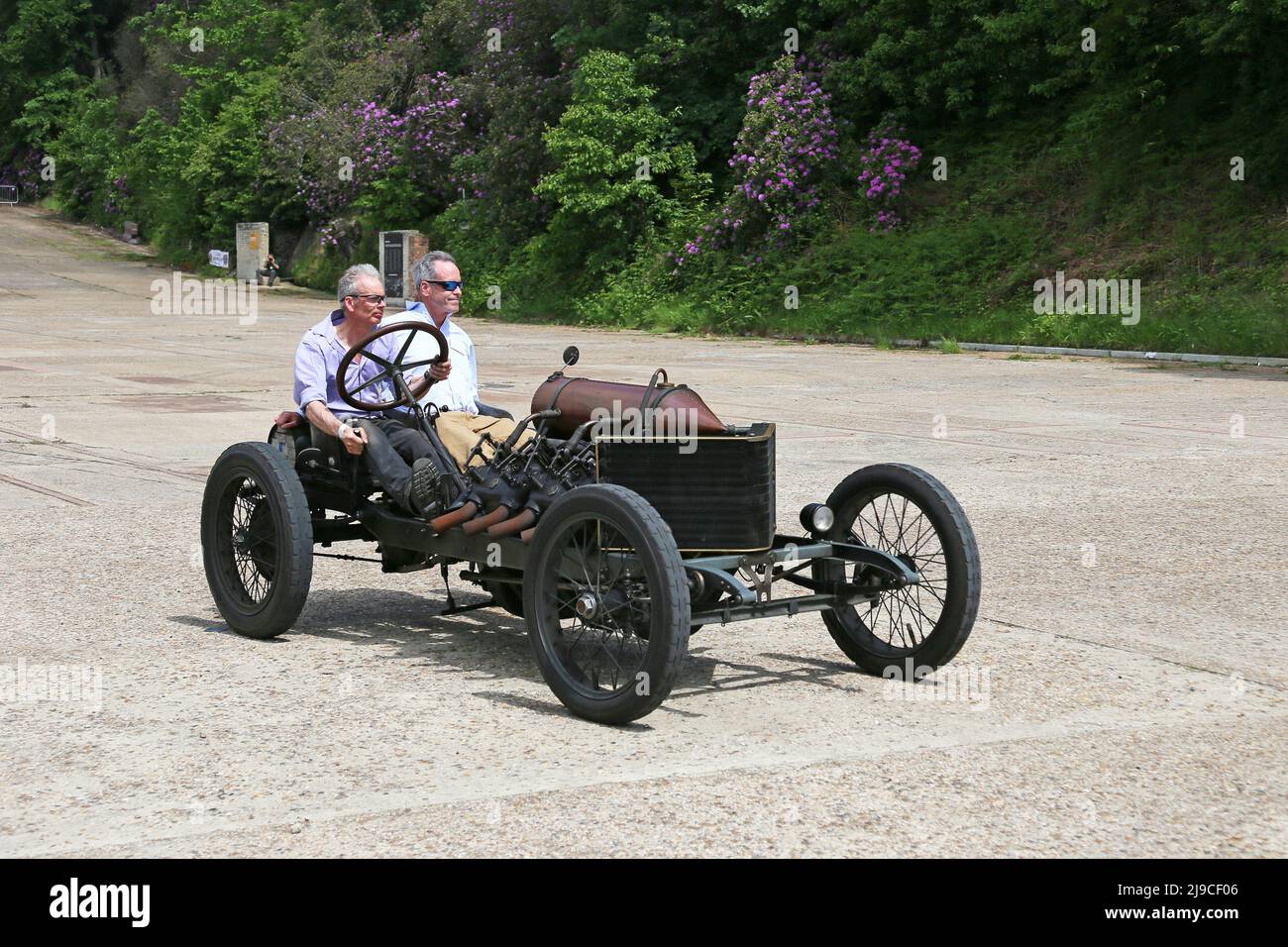 Darracq 200hp V8 (1905), Centenary of Speed, 17 May 2022, Brooklands ...