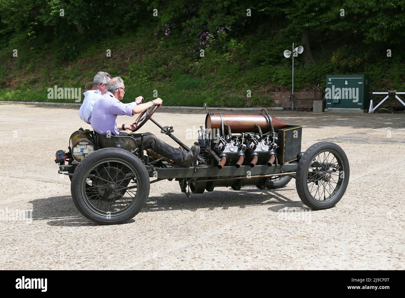 Darracq 200hp V8 (1905), Centenary of Speed, 17 May 2022, Brooklands ...