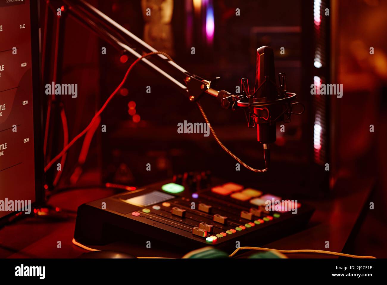 Radio station console hi-res stock photography and images - Alamy