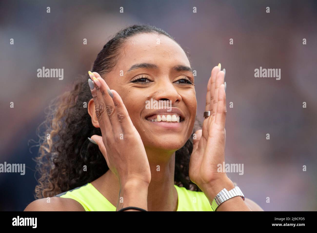Birmingham, UK. 21st May, 2022. Lina Nielsen competing in the women's ...