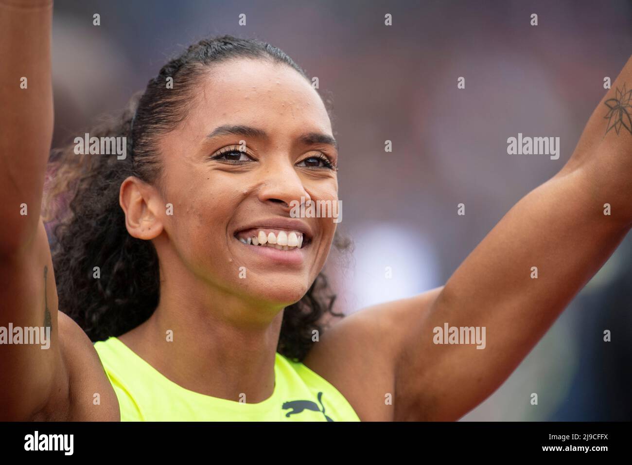 Birmingham, UK. 21st May, 2022. Lina Nielsen competing in the women's ...