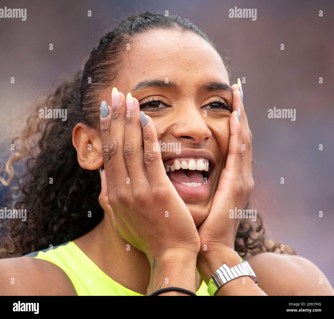 Birmingham, UK. 21st May, 2022. Lina Nielsen competing in the women's ...