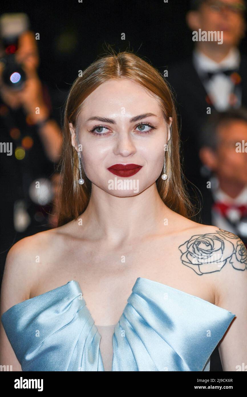 Cannes, France. 22nd May, 2022. Macrina Barladeanu 75th Cannes Film ...