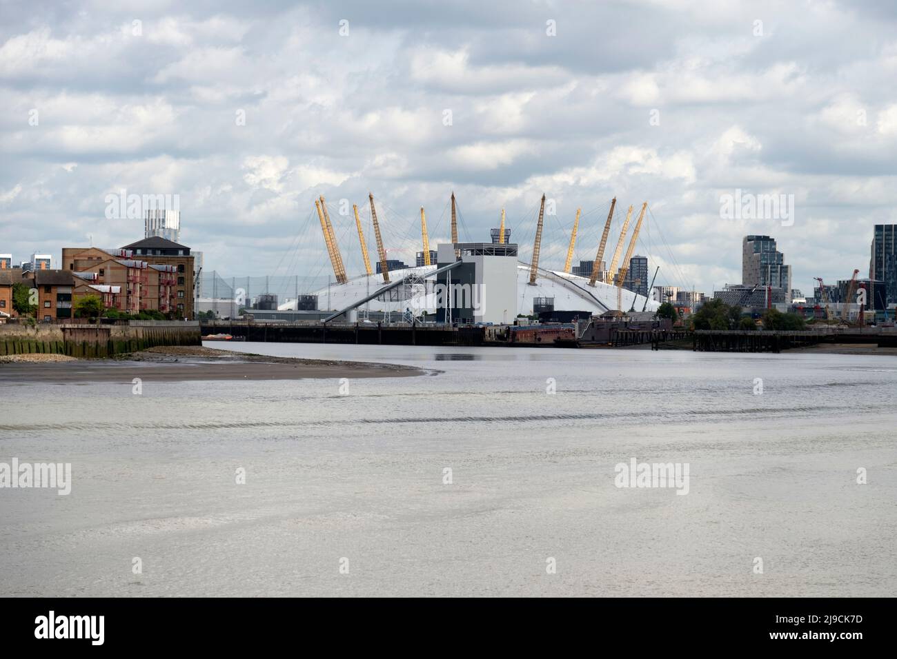 The Millennium Dome, originally located on the Greenwich Peninsula in ...
