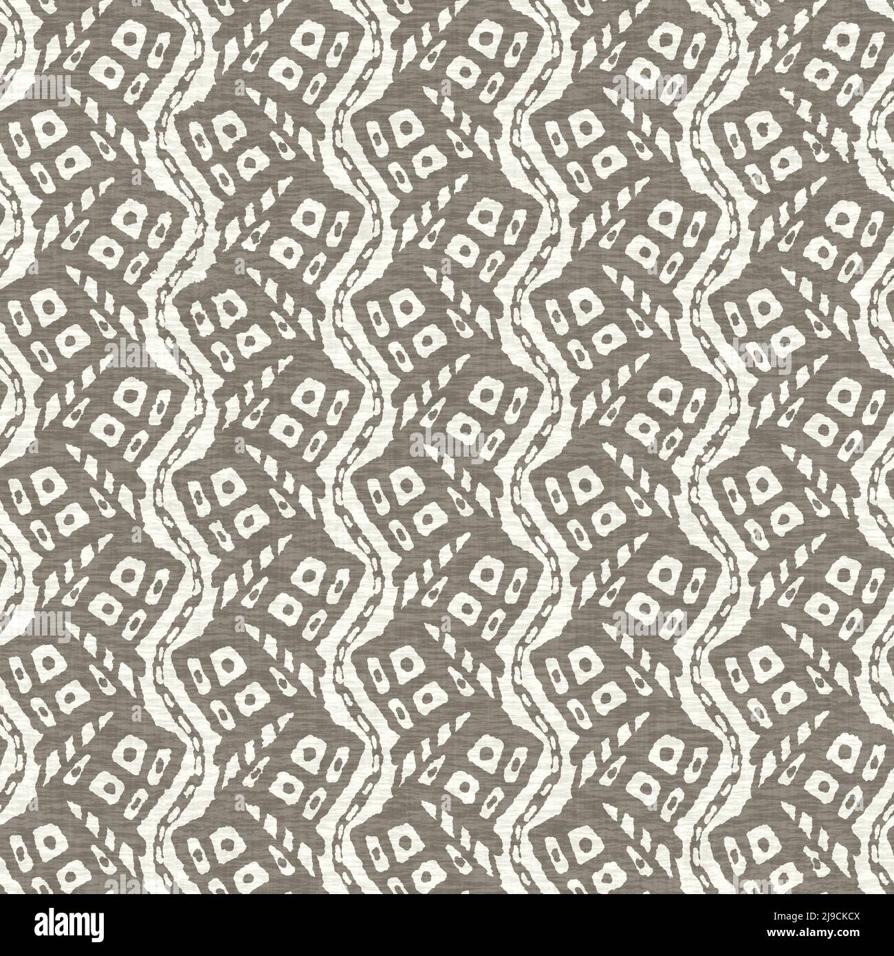 Hand drawn doodle linen effect texture pattern. Seamless woven natural ...