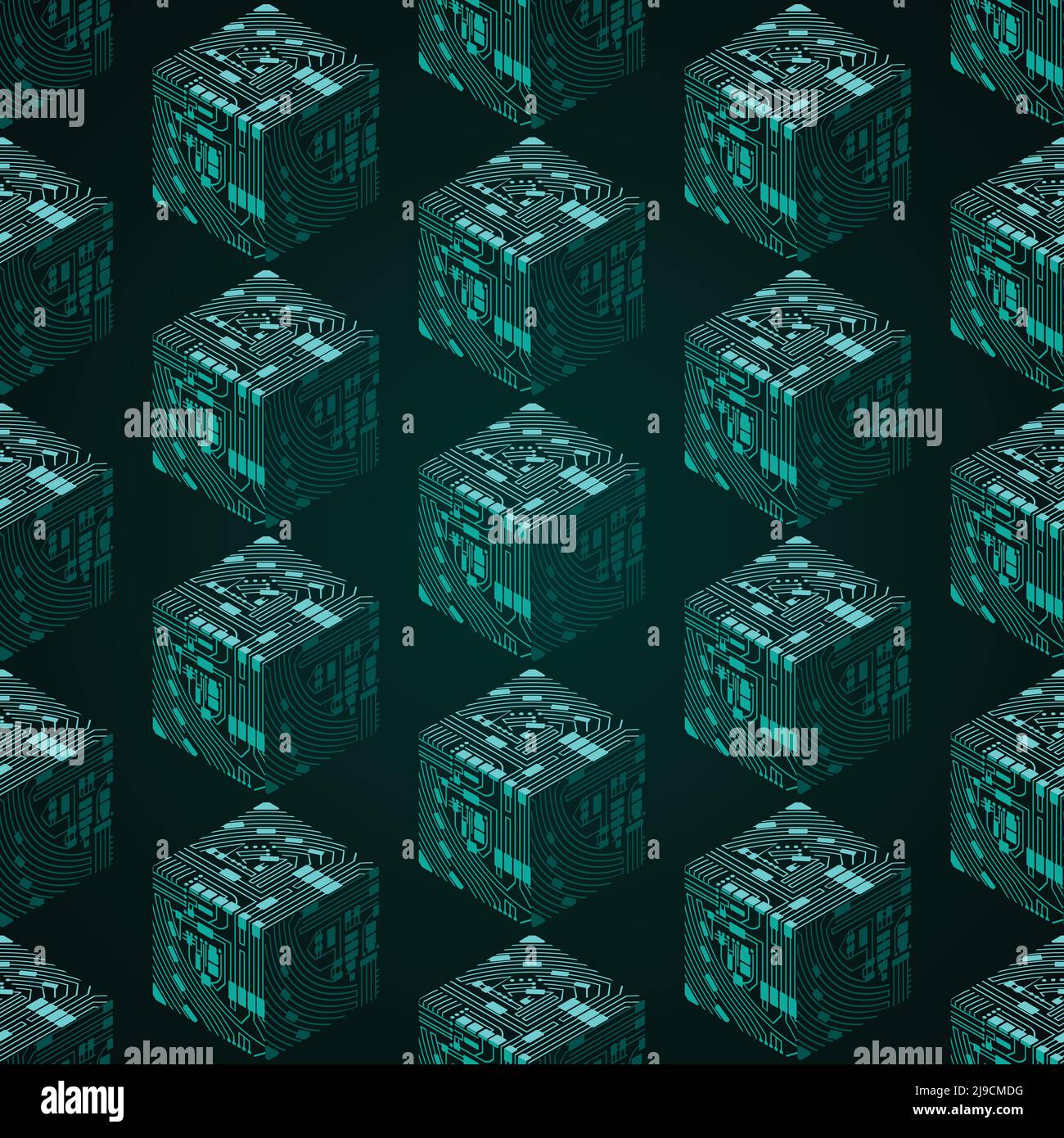 Digital crypto chain blocks wallpaper Stock Vector Image & Art - Alamy