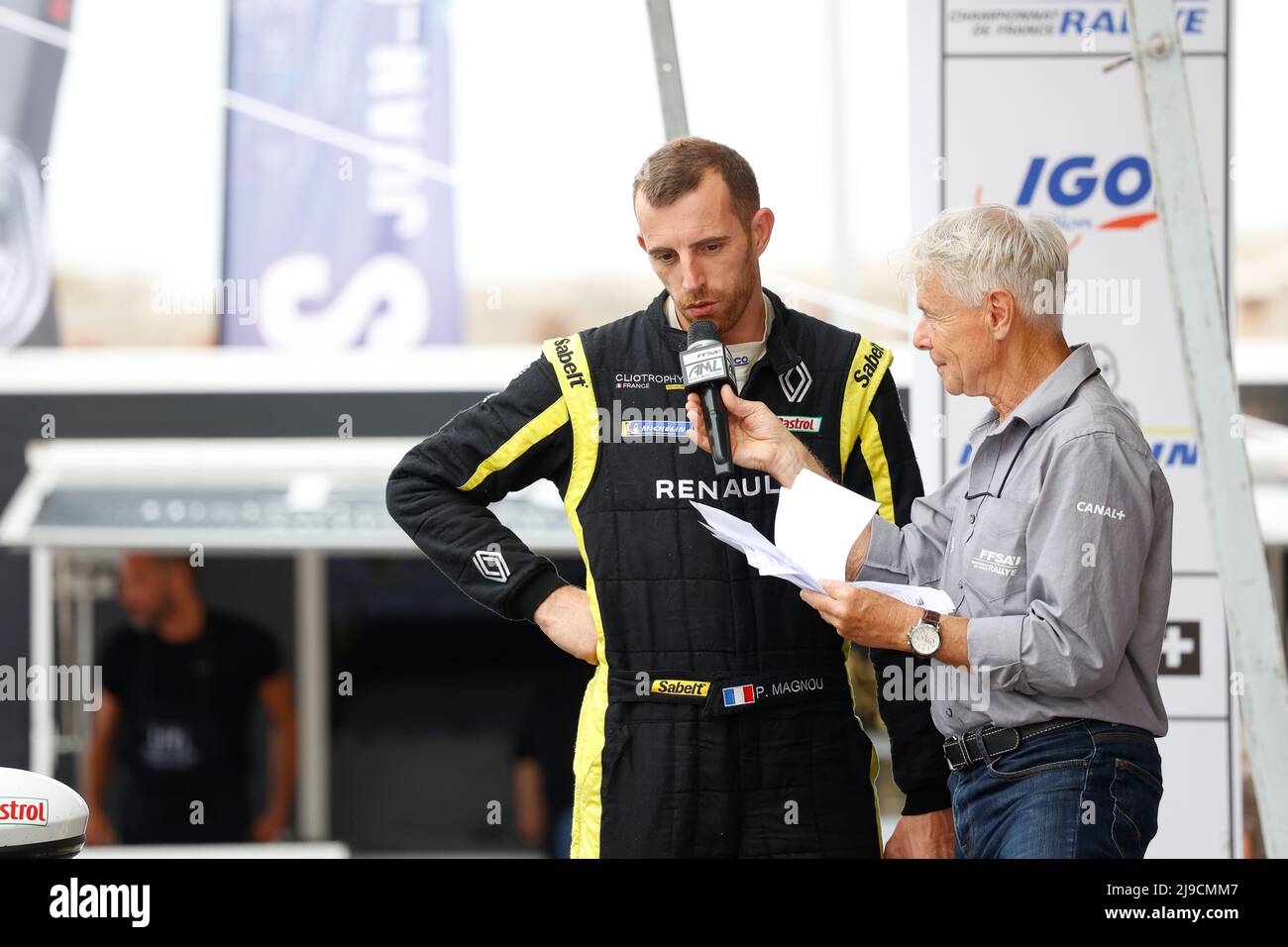 MAGNOU Patrick, VILLANOVA Anthony, Renault Clio RS Line, portrait during the Rallye Antibes Côte ...