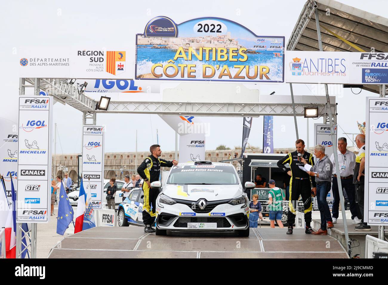 MAGNOU Patrick, VILLANOVA Anthony, Renault Clio RS Line, portrait during the Rallye Antibes Côte ...