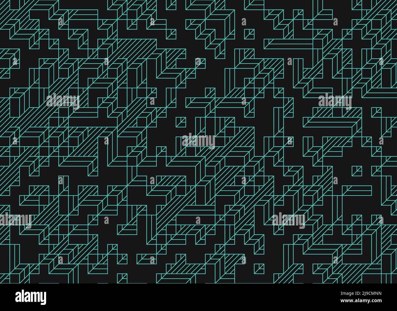 Implementation of Edward Zajec’s “Il Cubo” generative art background ...