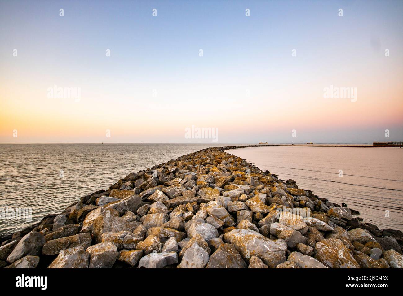 Stone jetty sea dramatic hi-res stock photography and images - Alamy