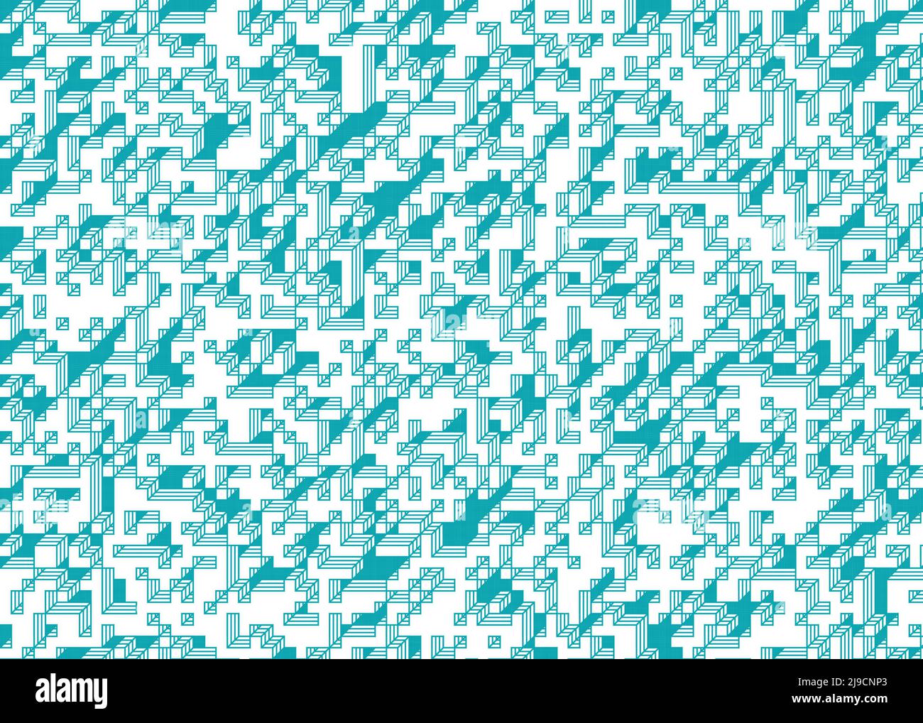 Implementation of Edward Zajec’s “Il Cubo” generative art background art illustration Stock ...