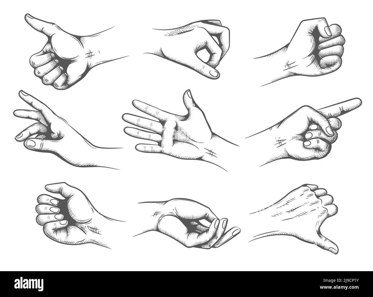 Sketching hand movements Stock Vector Image & Art - Alamy