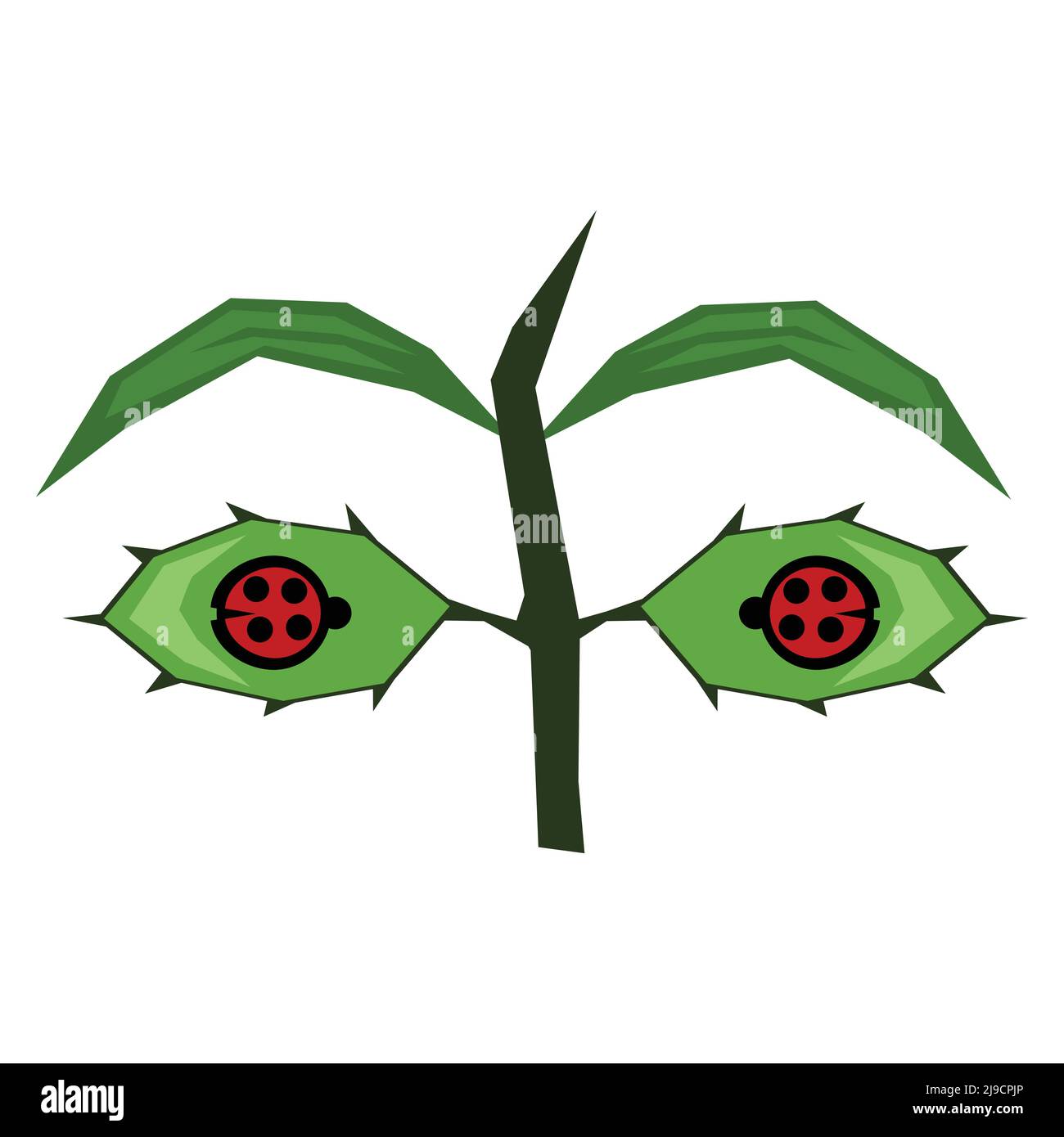 Plants and insects Stock Vector Images - Alamy