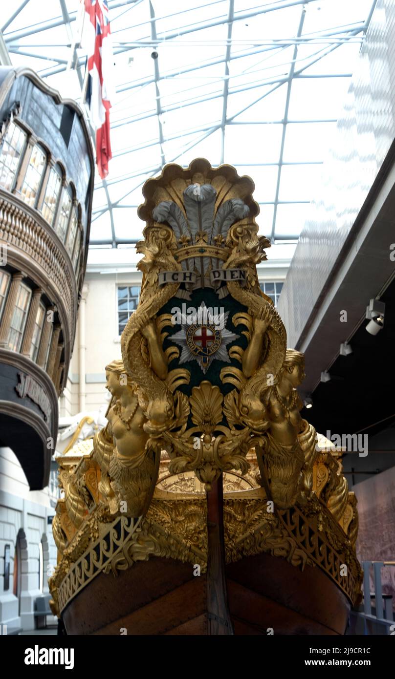Collection of sailing ship figureheads,National Maritime Museum London ...