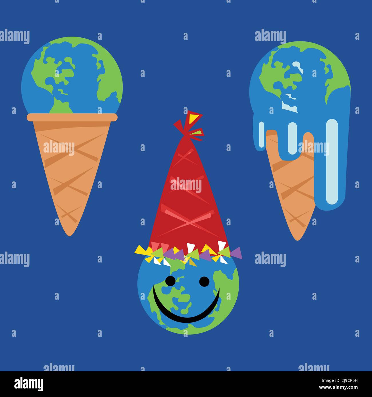 Happy Earth clip art Stock Vector Image & Art - Alamy