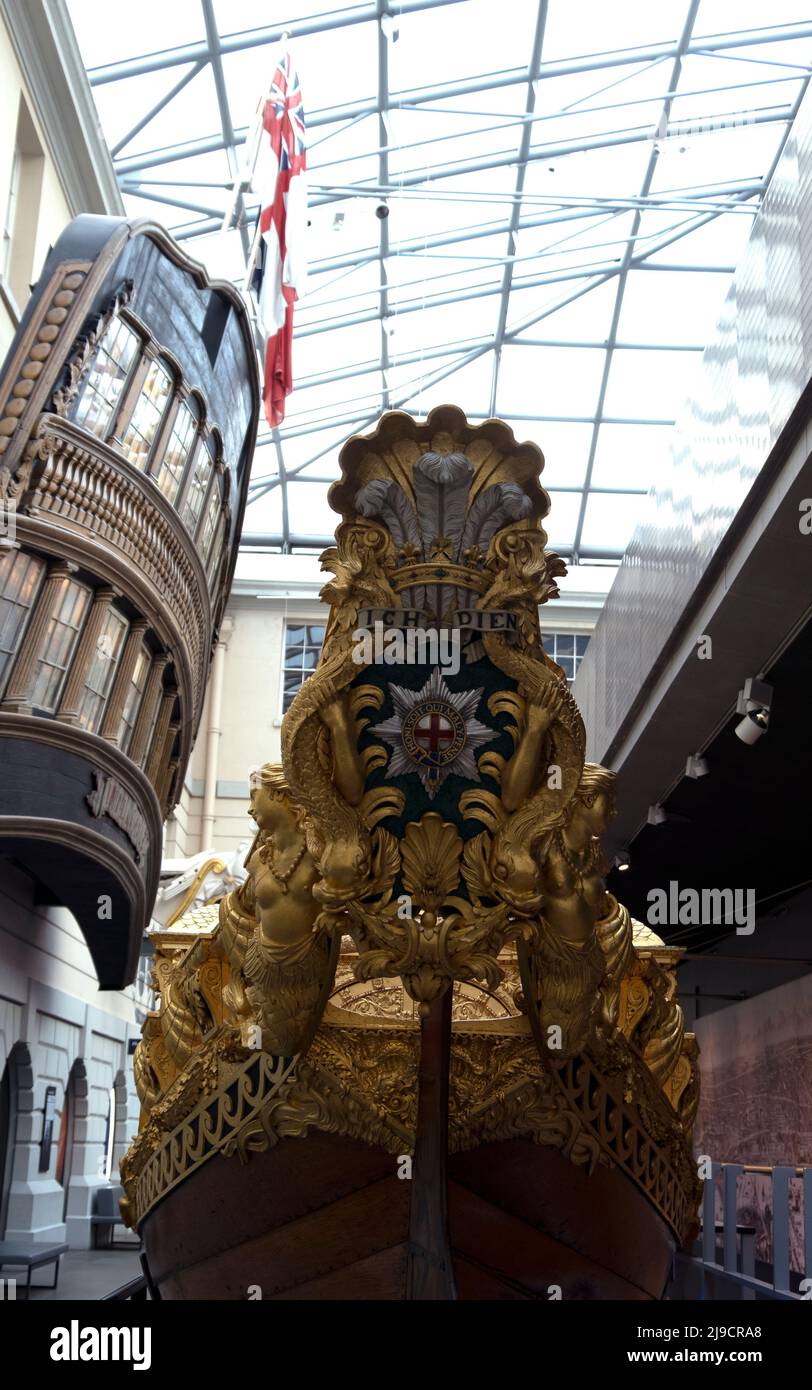 Collection of sailing ship figureheads,National Maritime Museum London ...