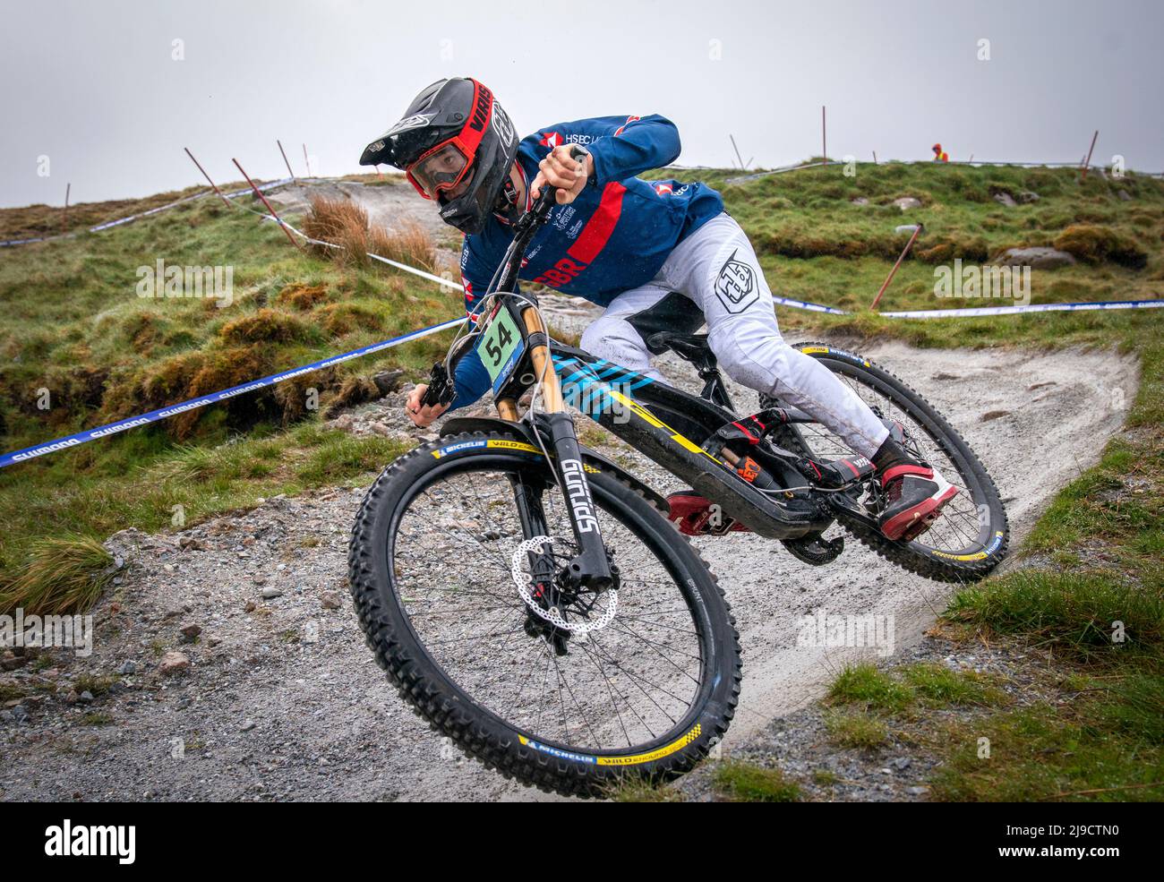 Great Britain's Lewis Duncan during day two of the Mercedes-Benz UCI ...