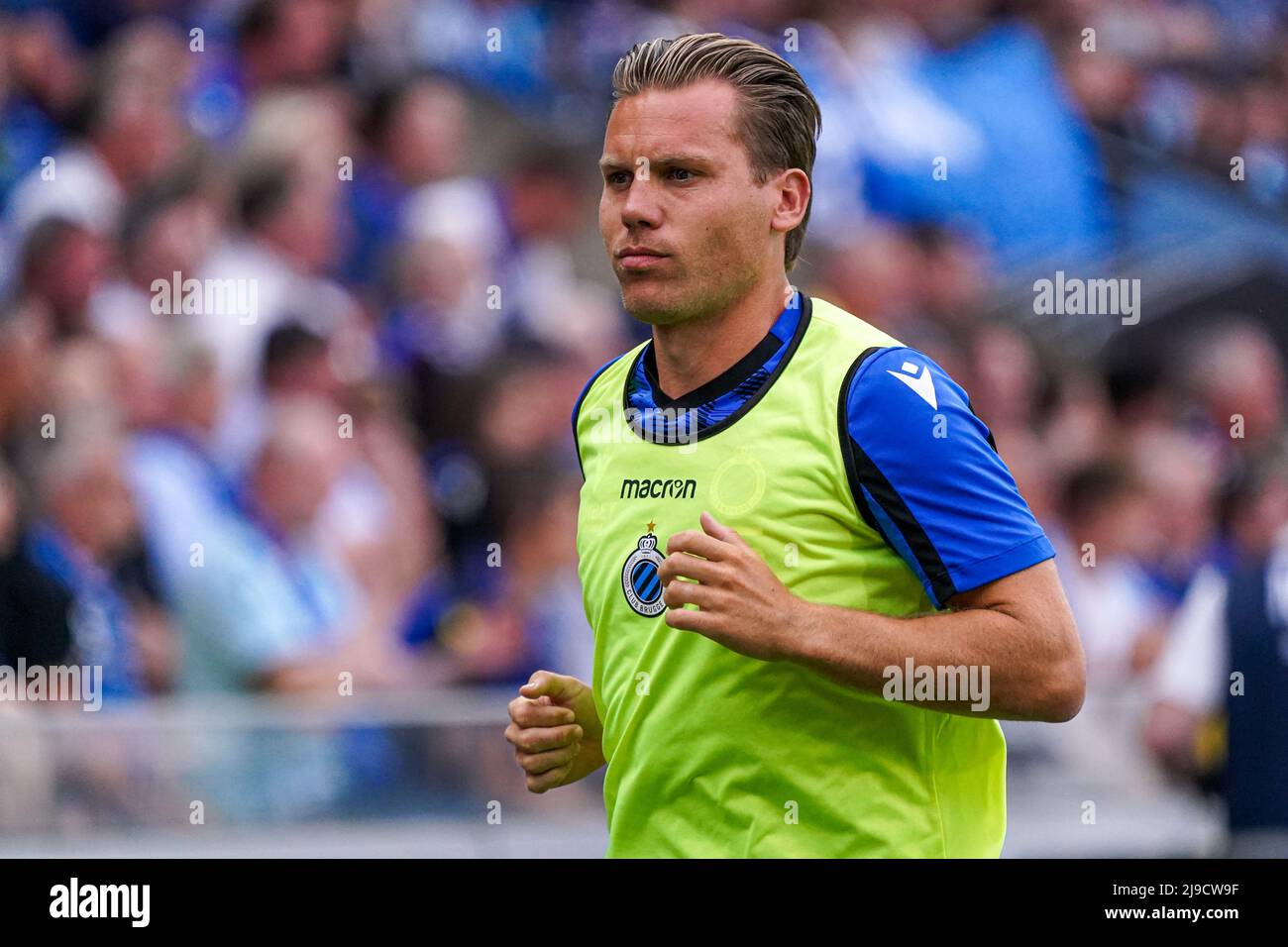 BRUGGE, BELGIUM - MAY 22: Ruud Vormer of Club Brugge during the Jupiler ...
