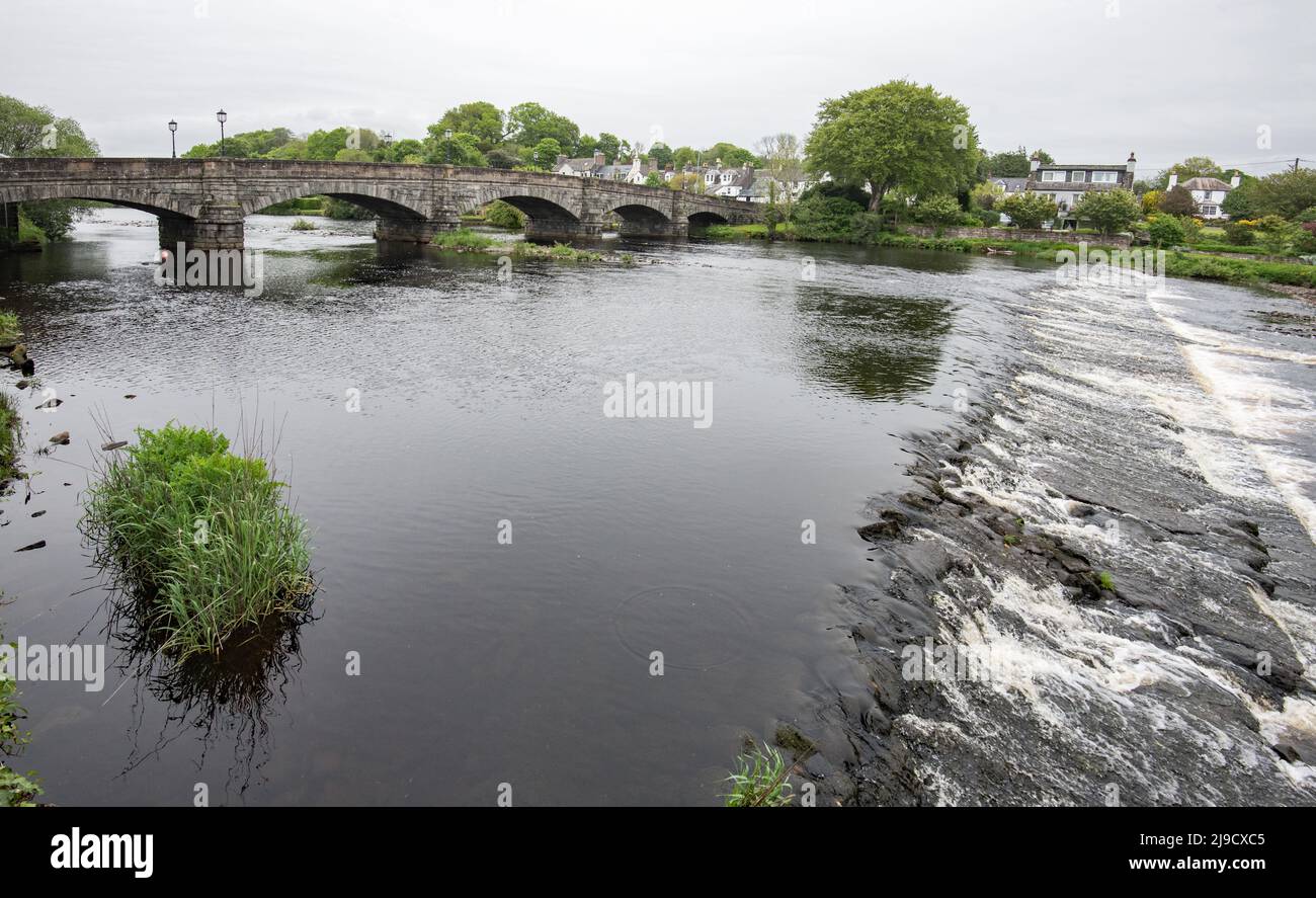 Five arched granite bridge with toll hi-res stock photography and ...