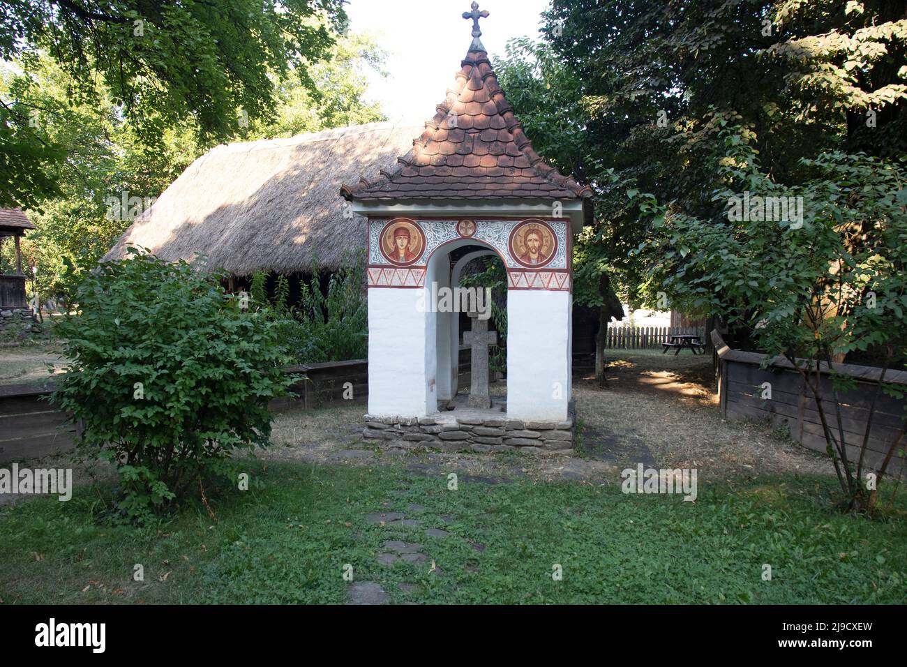 BUCHAREST, ROMANIA - AUGUST 17, 2021: Dimitrie Gusti National Village ...