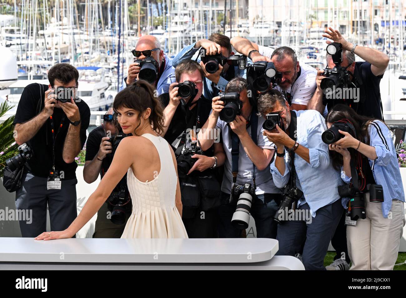 Cannes, France. 22nd May, 2022. Charlbi Dean 75th Cannes Film Festival ...