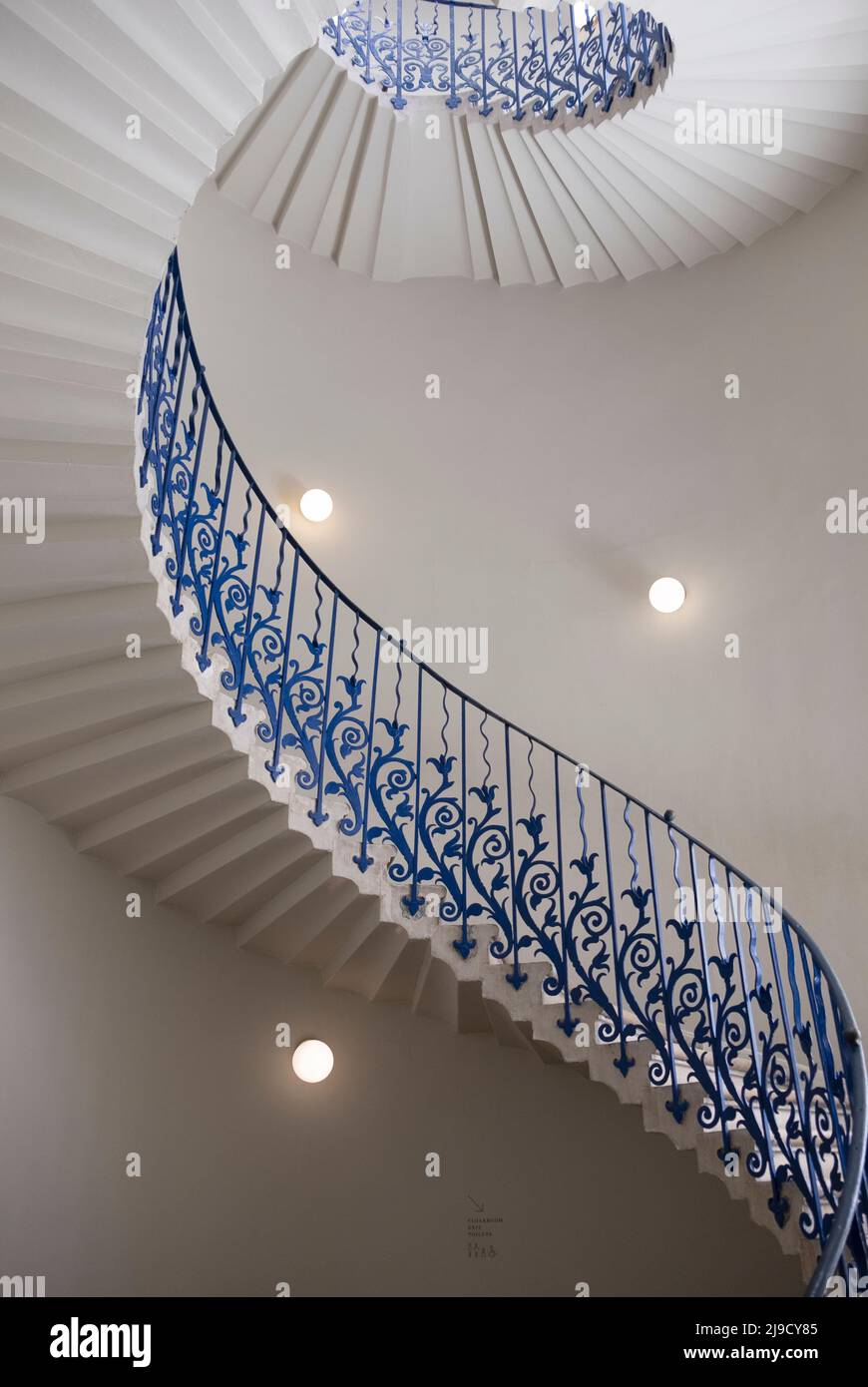 Tulip Staircase in Queen's House, Greenwich, London,England,UK Stock ...