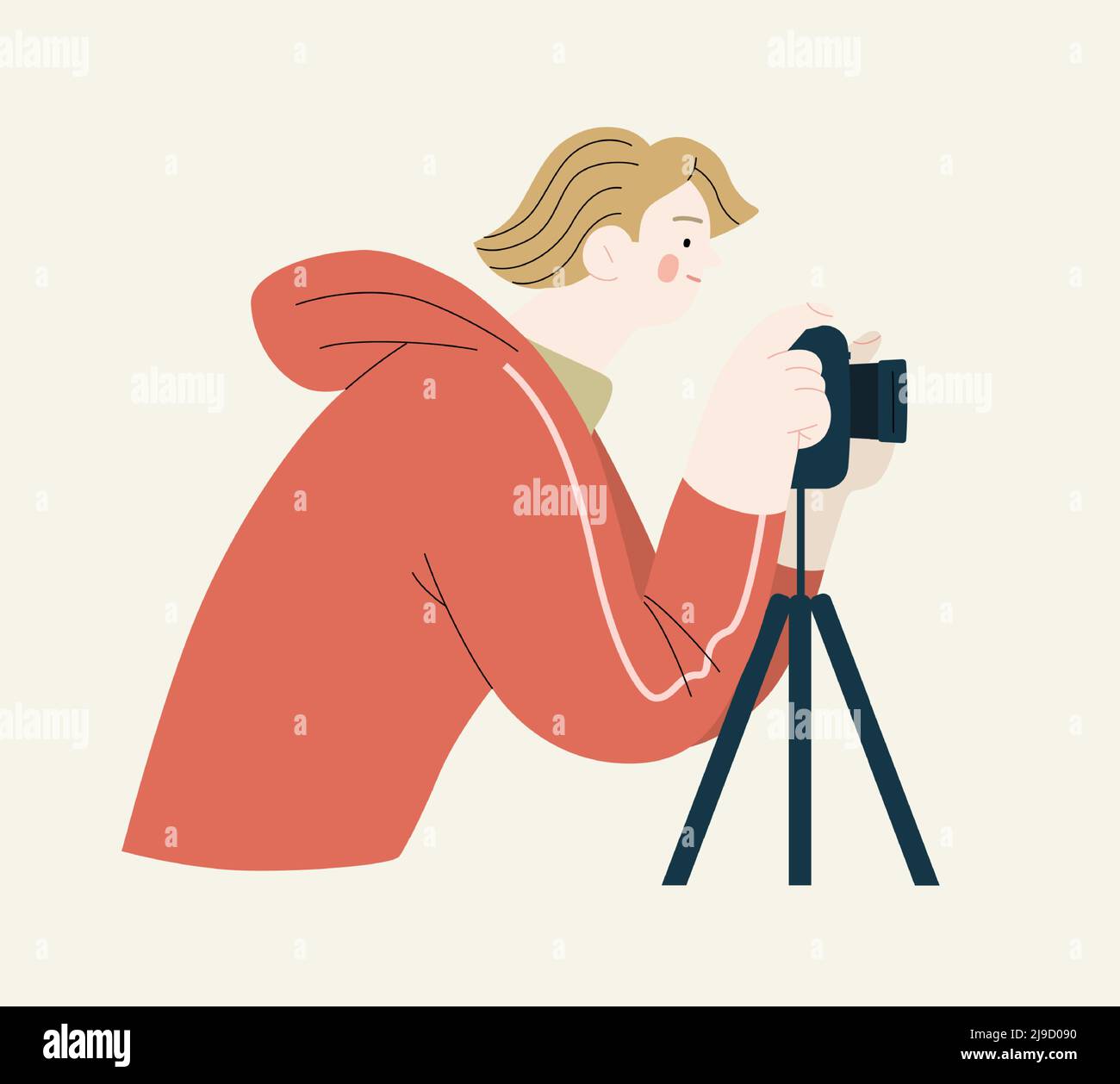Taking photo photograph snap Stock Vector Images - Alamy