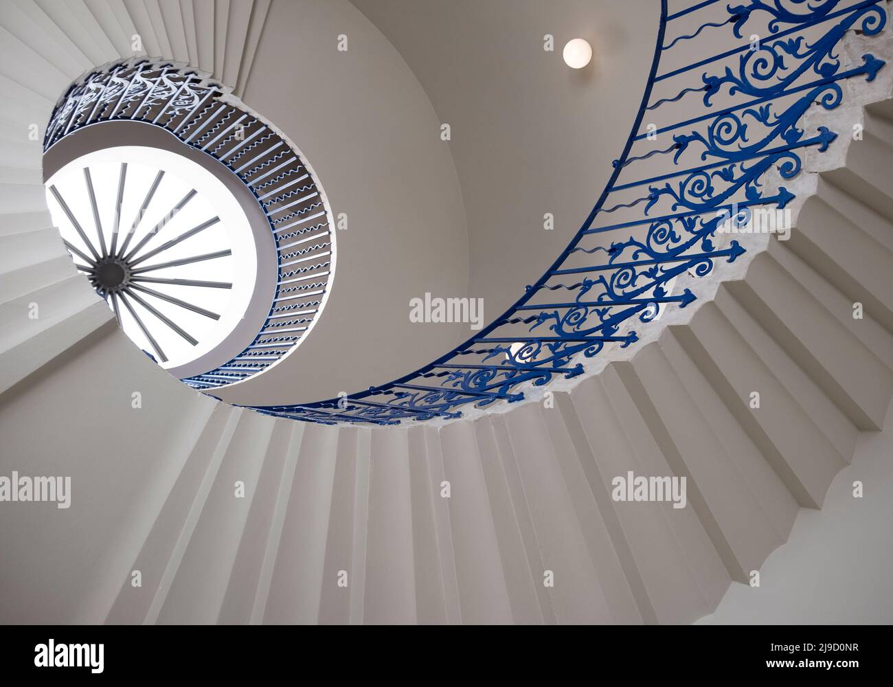 Tulip Staircase in Queen's House, Greenwich, London,England,UK Stock ...