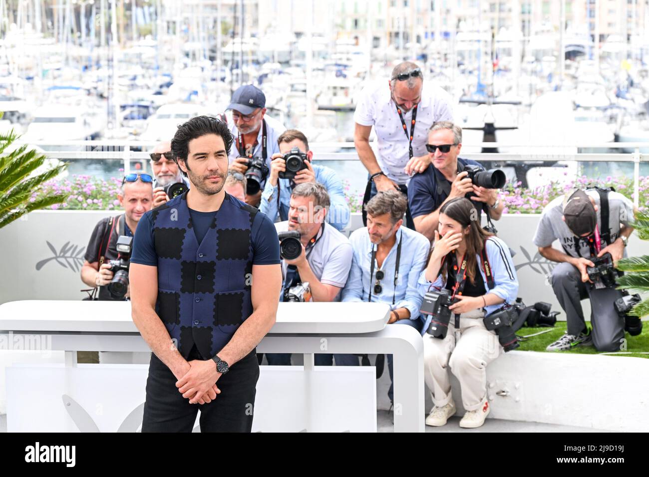 Cannes, France. 22nd May, 2022. Tahar Rahim 75th Cannes Film Festival ...