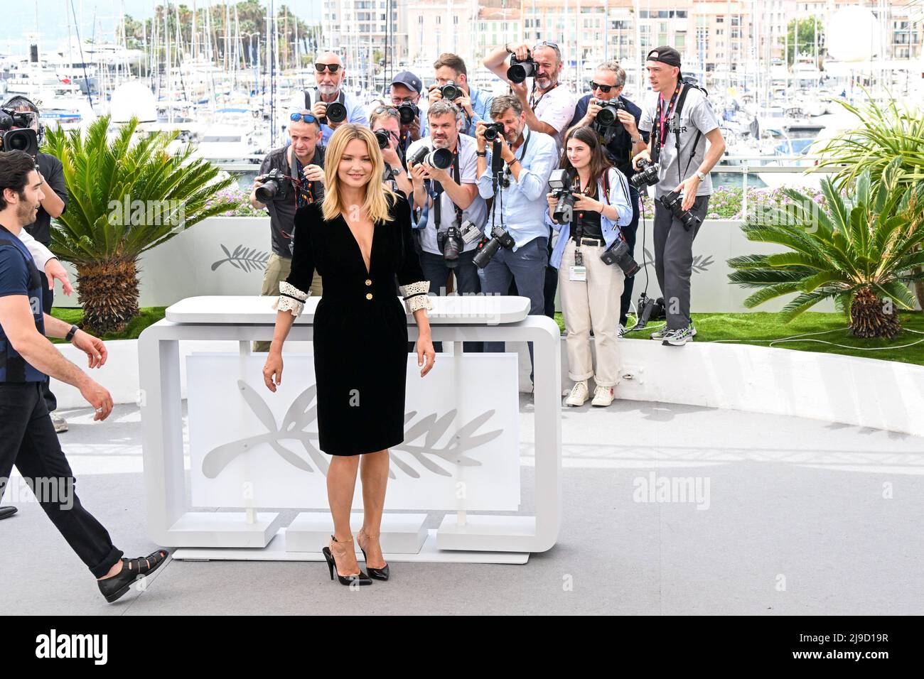 Cannes, France. 22nd May, 2022. Tahar Rahim , Virginie Efira 75th ...